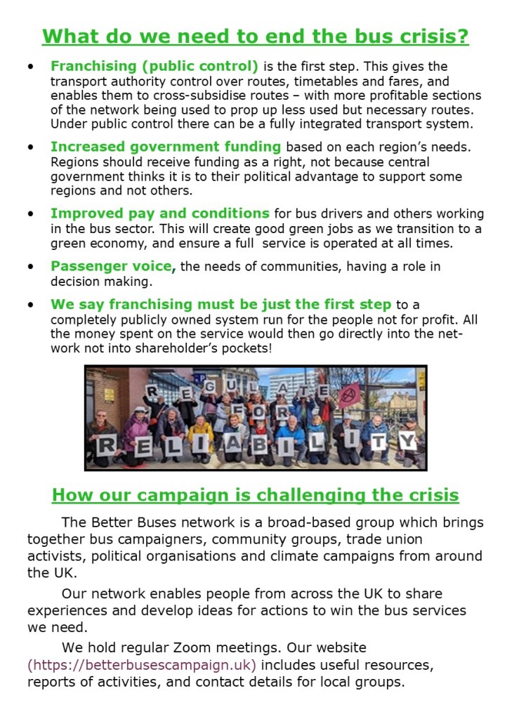 Campaign for Better Buses